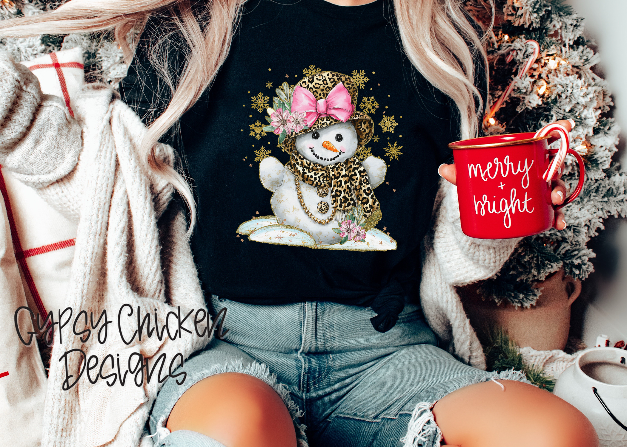 Boujee Snow Lady – Gypsy Chicken Designs